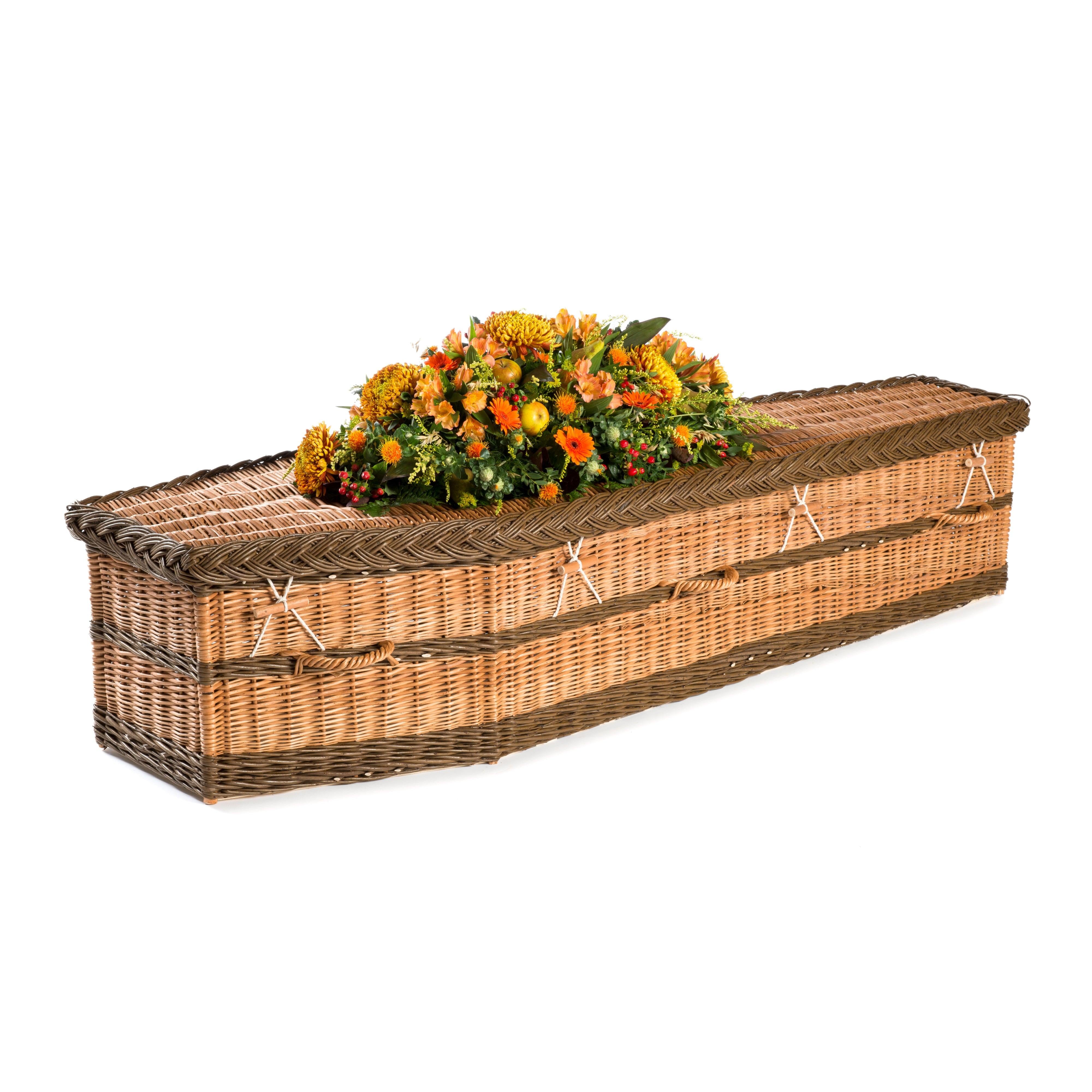 Somerset Brown Traditional - English Willow Coffin