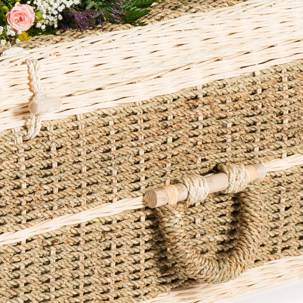 Pandanus Traditional Wicker Coffin - For Burials or Cremations – Willow