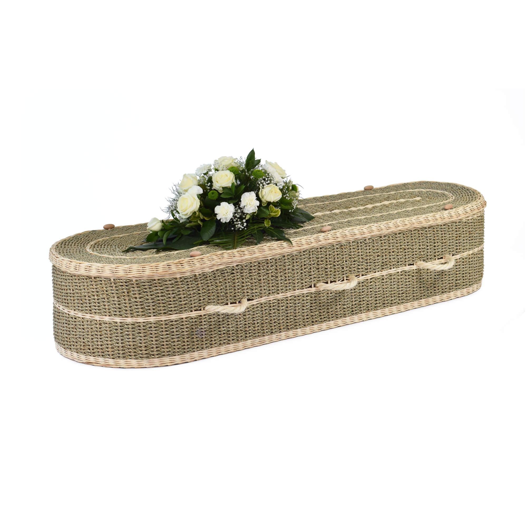 Pandanus Oatydown Rounded Coffin - Pandanus Coffin | Willow